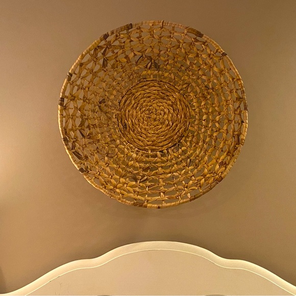 Pottery Barn | Art | Large Wicker Wall Art | Poshmark